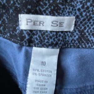 Per Se | Jeans | Per Se Jeans Blue Black Animal Print Size | Poshmark